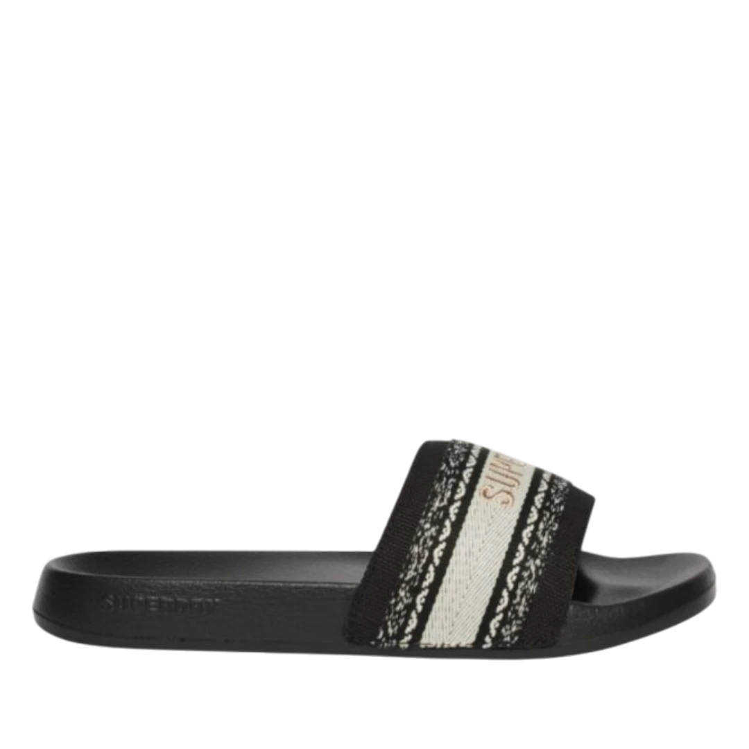 SUPERDRY ŽENSKE PAPUČE CRNA 38581 | Gema - Odjeća, Obuća i Aseoari